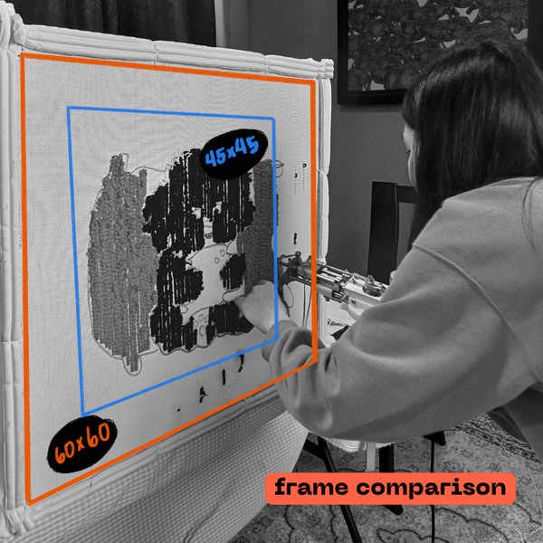 Rug Making Class 45 x 45 Frame – Rug Rat