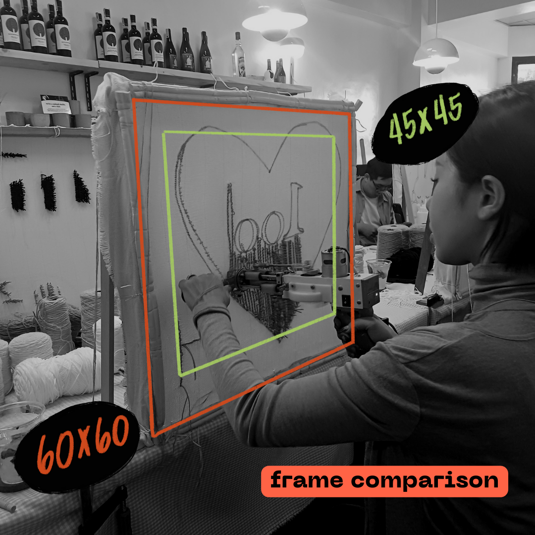 Rug Making Class 45 x 45 Frame – Rug Rat